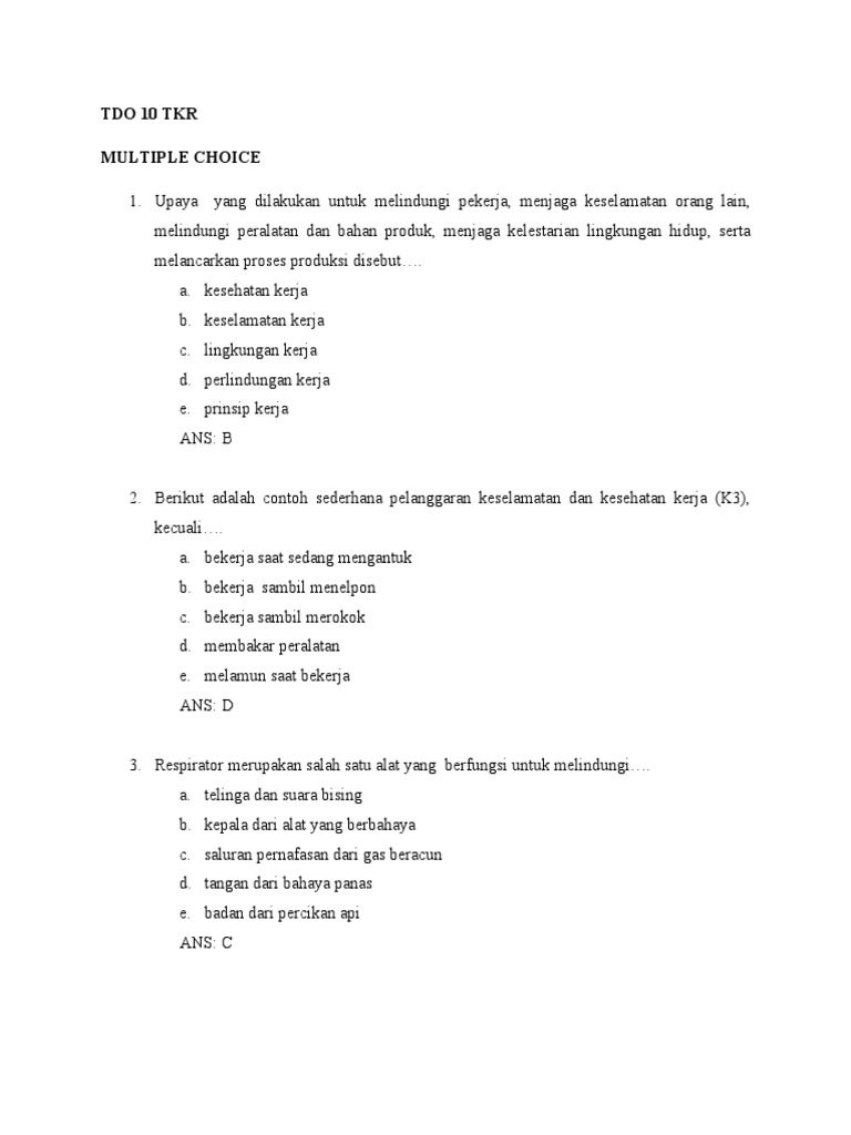Soal Pas Tdo X Tkro 22-23 | PDF