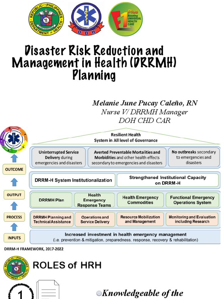 DRRMH For HRH | PDF | Emergency | Disasters