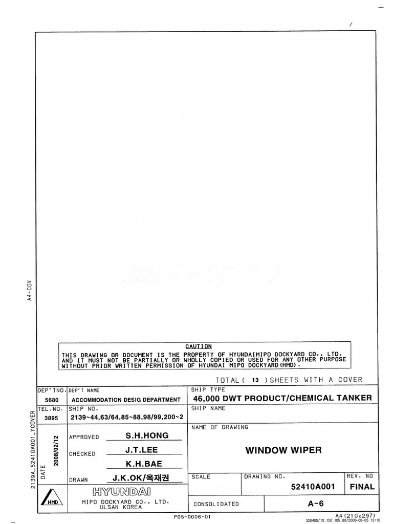 WINDOW WIPER For Marine Vessel | PDF