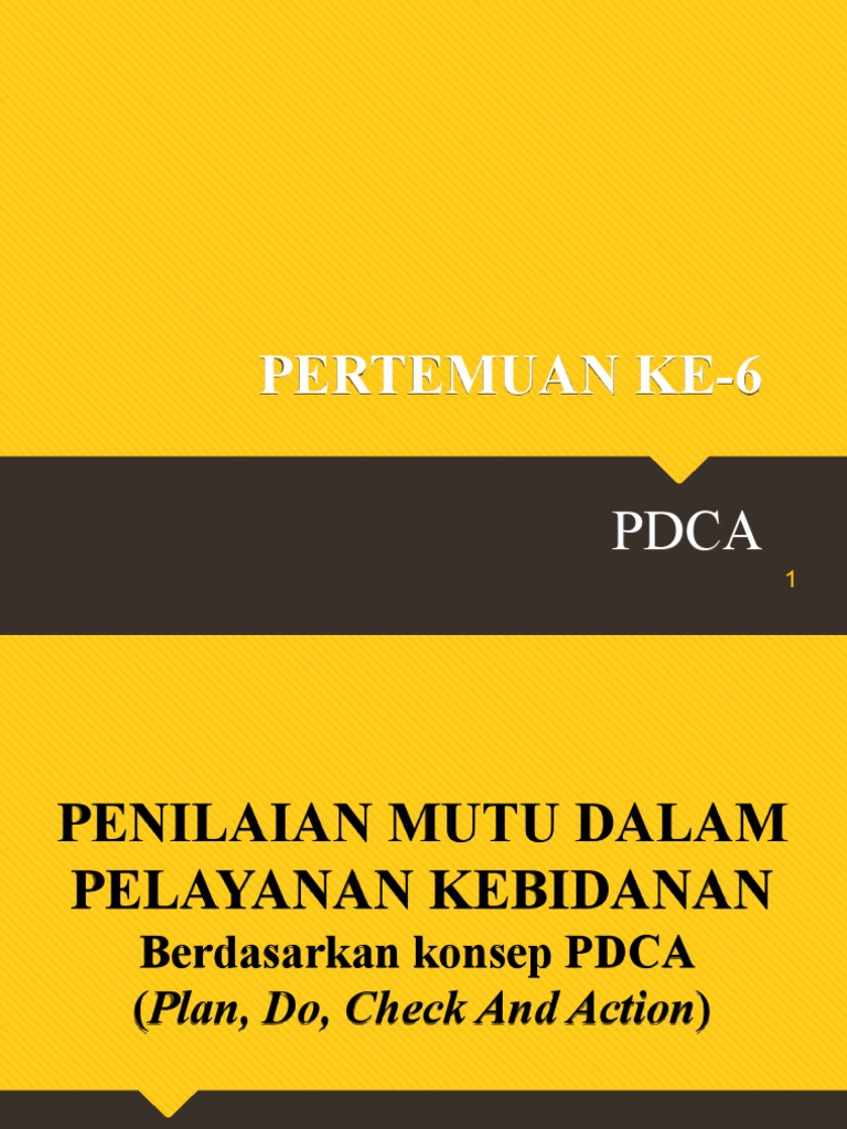 PDCA | PDF | Teknologi & Rekayasa