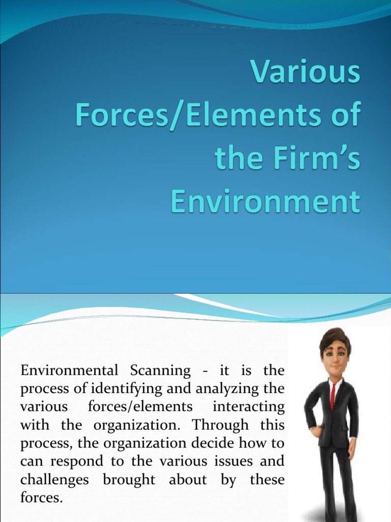 Various Forces Elements of The Firms Environment | PDF | Business ...