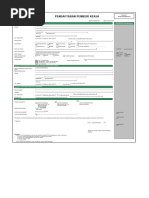 Form Pendaftaran Bpjs TK Excel | PDF
