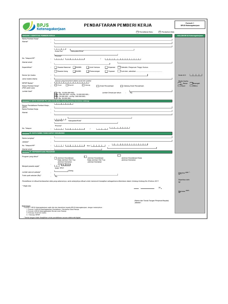 Formulir Pendf Dinas | PDF