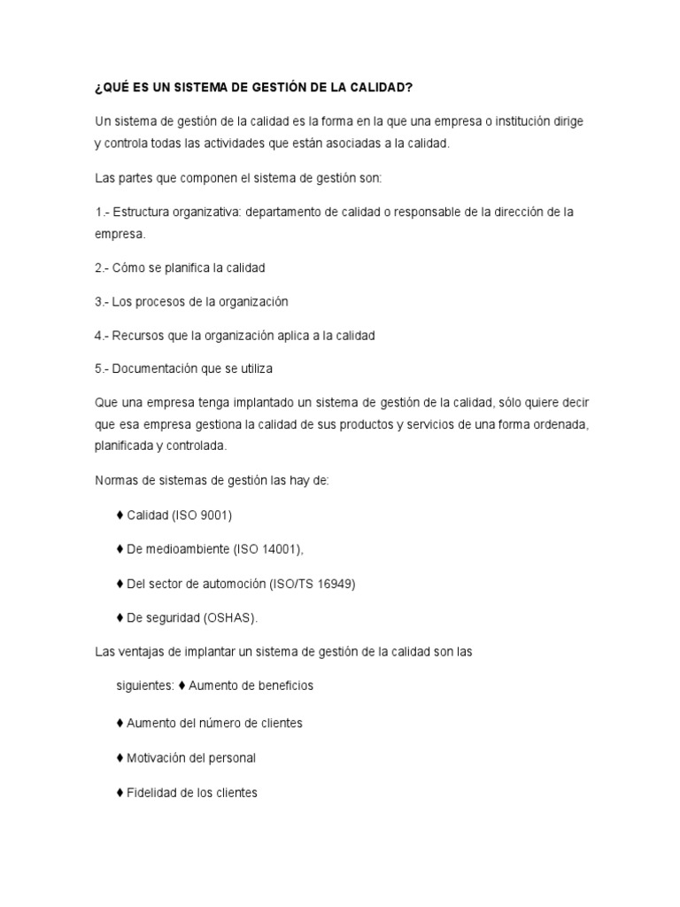 Iso 9000 Pdf Iso 9000 Calidad Comercial