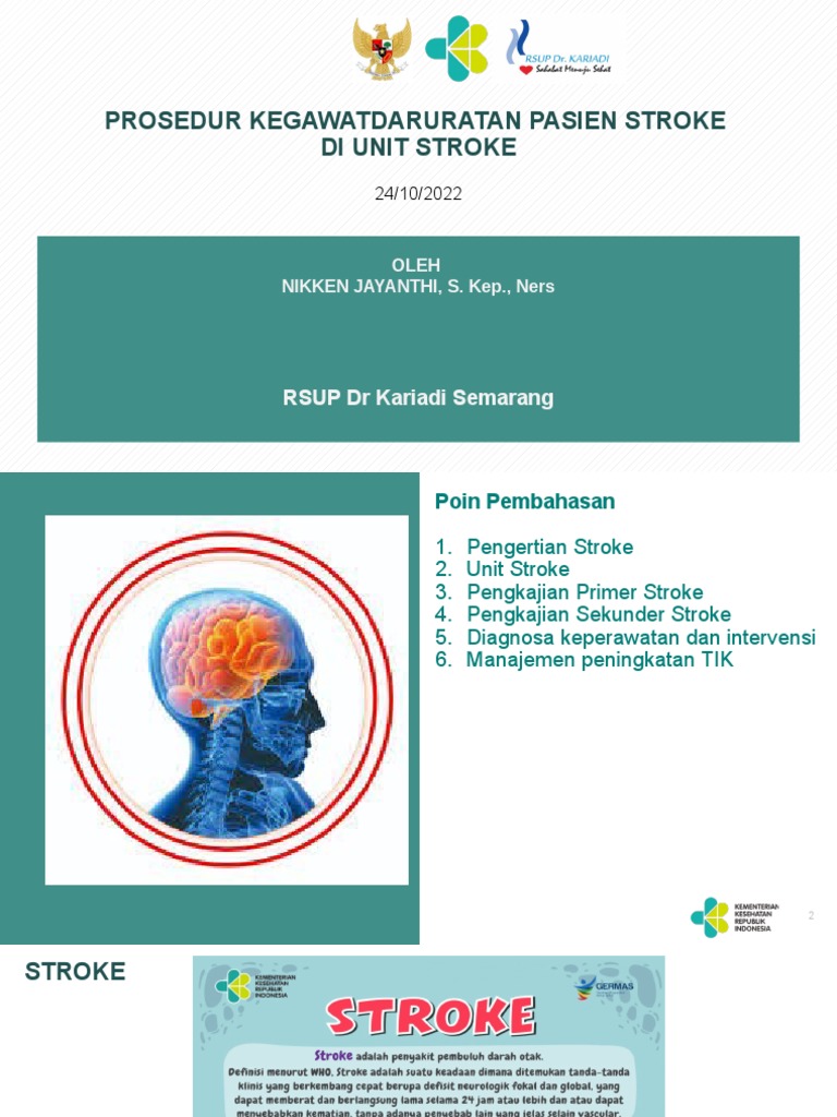 Prosedur Kegawatdaruratan Stroke | PDF
