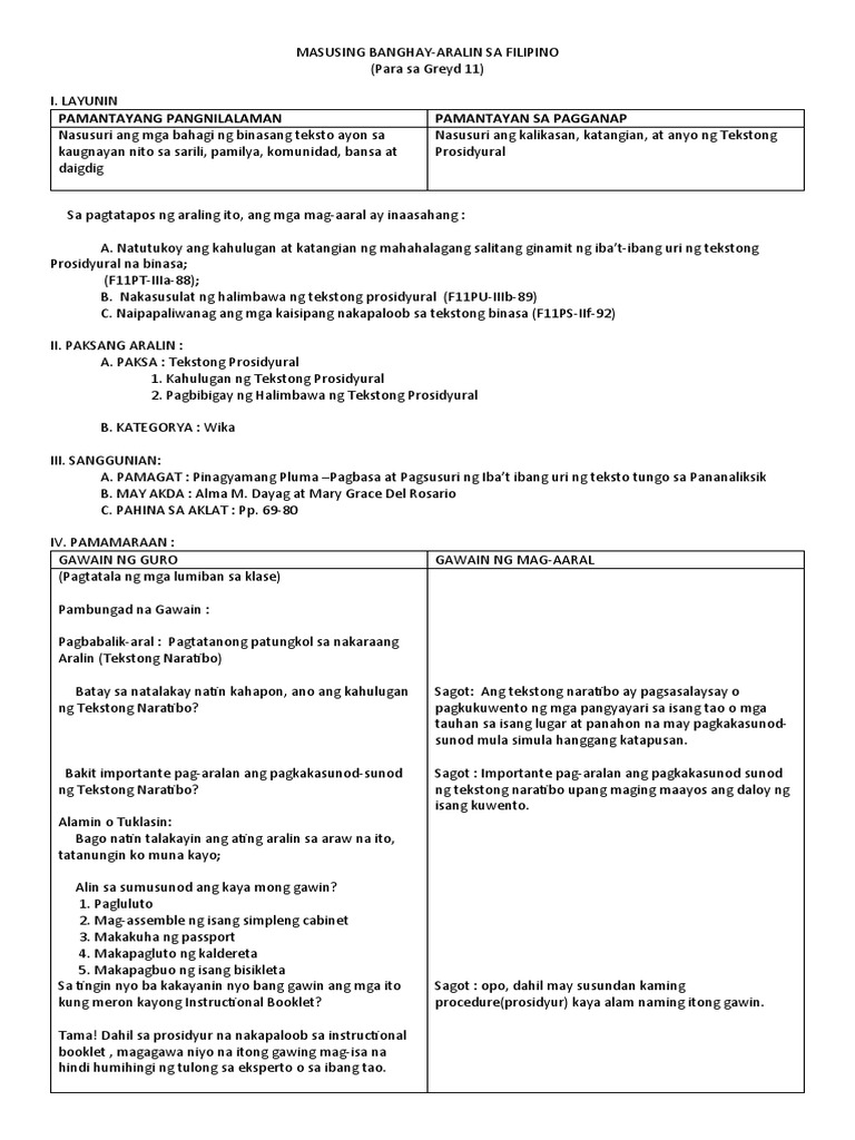 Demo Teaching - Pagbasa | PDF