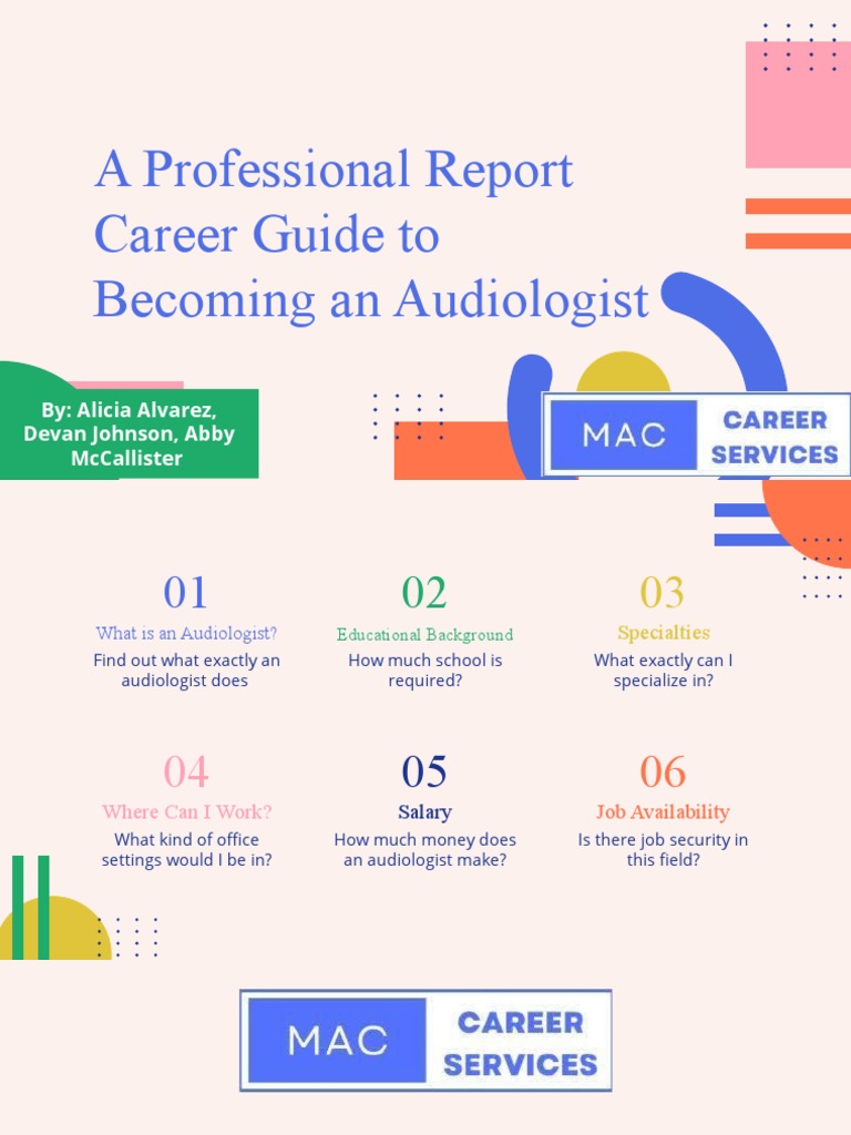 Guide to Becoming an Audiologist | PDF | Audiology | Hearing