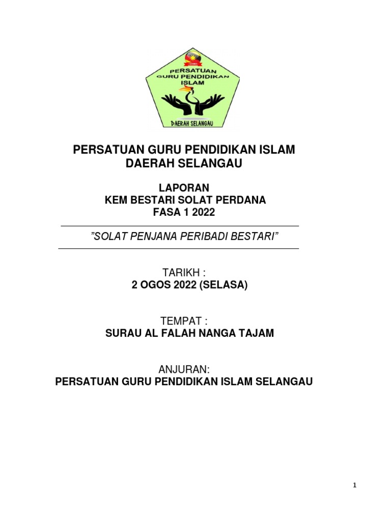 Laporan KBS Fasa 1 2022 | PDF