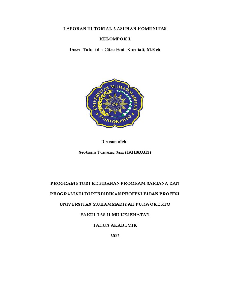 Laporan Tutorial 2 - Septiana Tunjung Sari 1911060012 | PDF