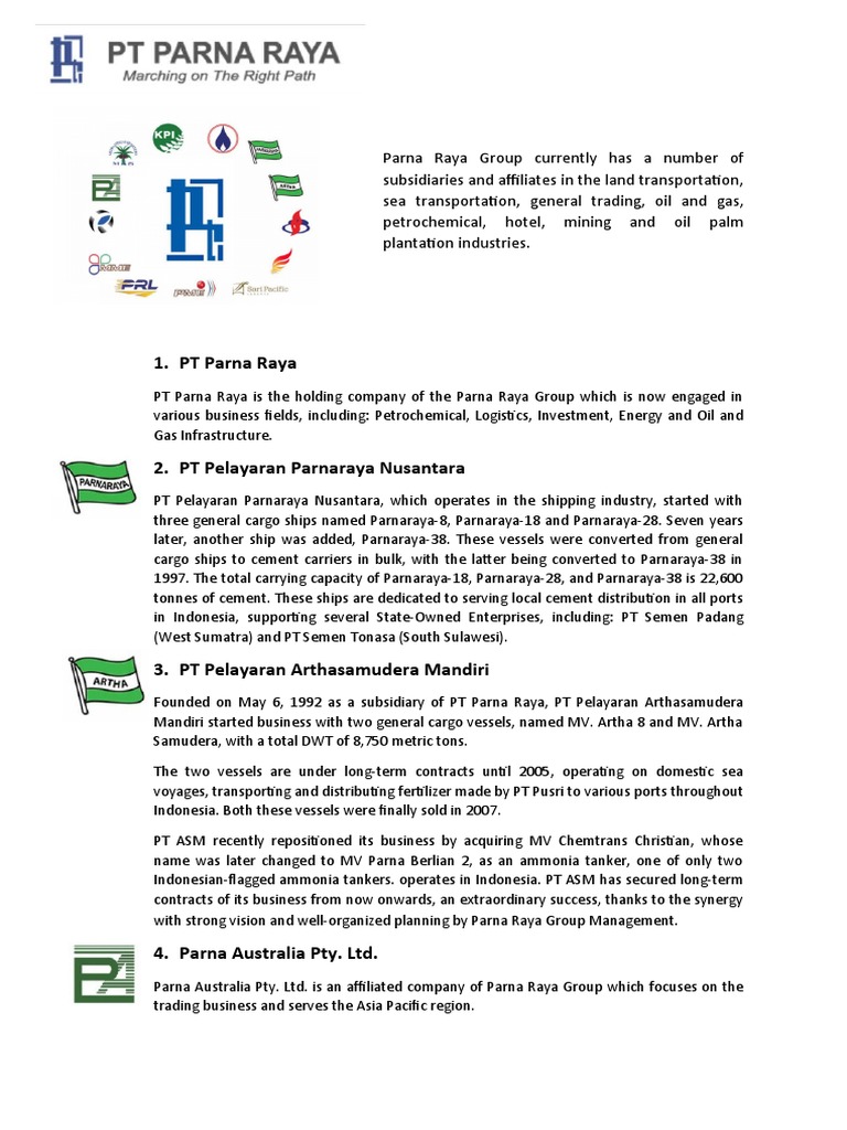 PT Parna Raya | PDF | Natural Gas | Liquefied Natural Gas
