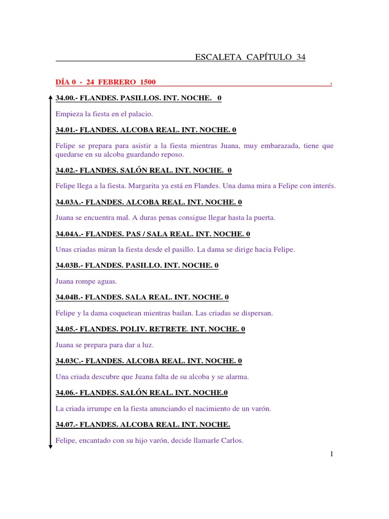 Ejemplo de Escaleta | PDF | Granada