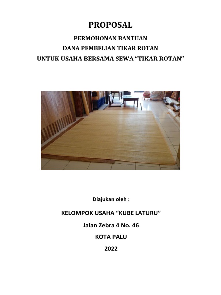Bantuan Tikar Rotan | PDF