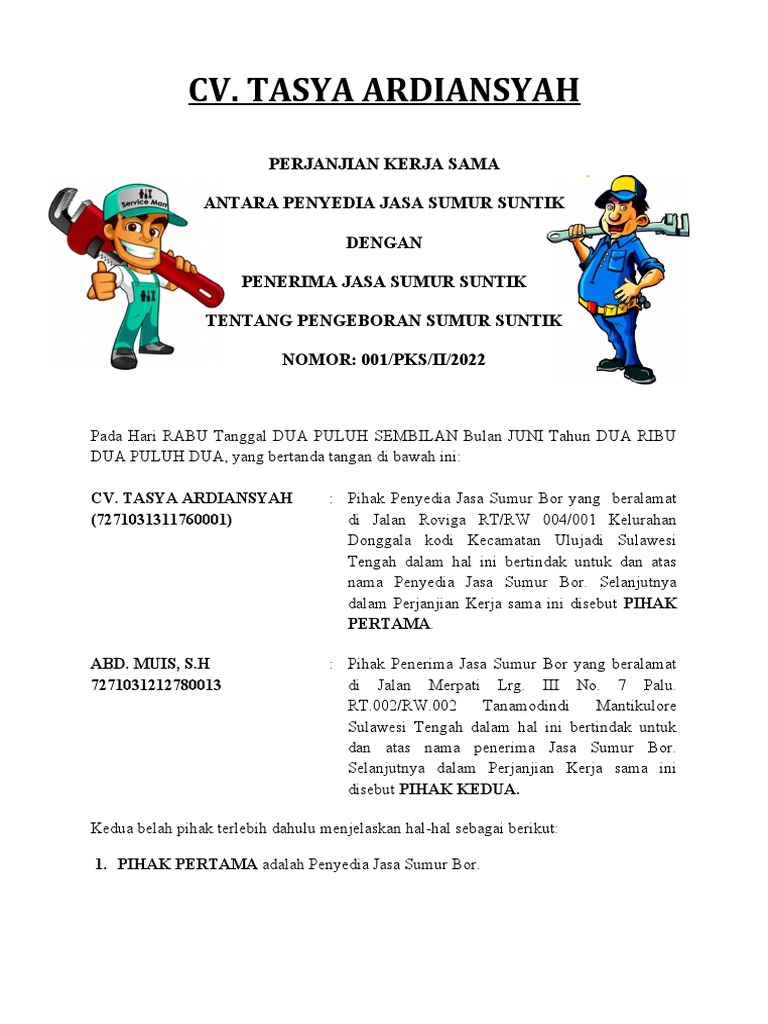 CV. Tasya Adriansyah | PDF