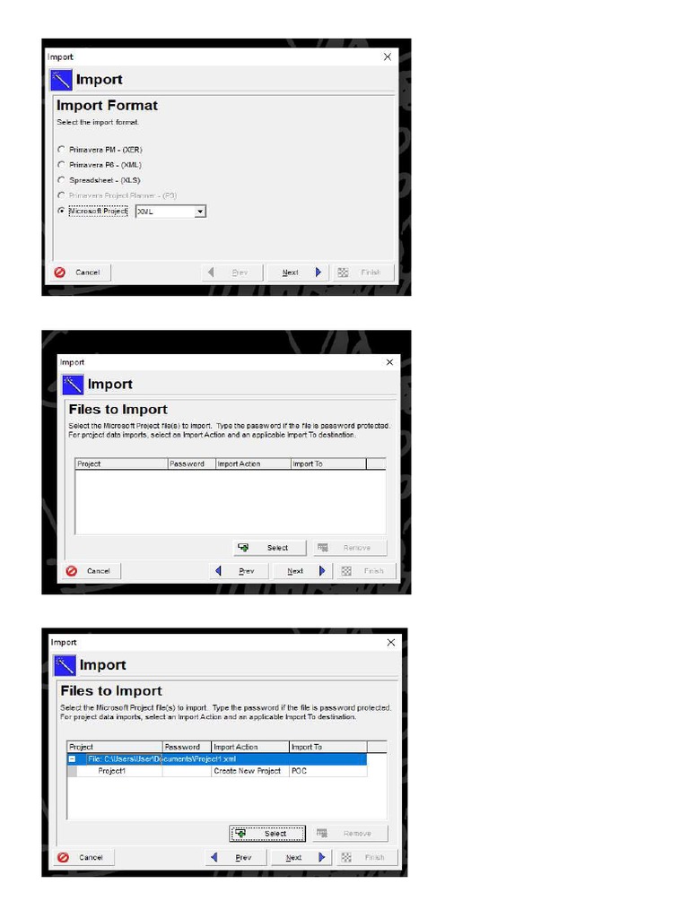 exchange microsoft project xml to P6 xer | PDF exchange microsoft project xml to P6 xer | PDF
