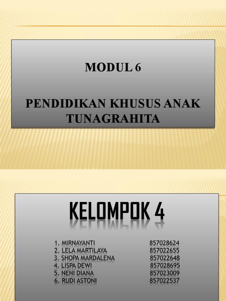 Abk Modul 6 | PDF | Pengembangan Diri