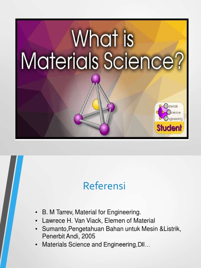 What Is Material Science | PDF | Teknologi & Rekayasa