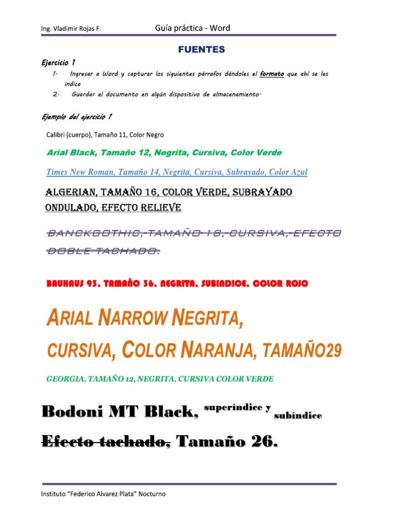 Practicas Word | PDF