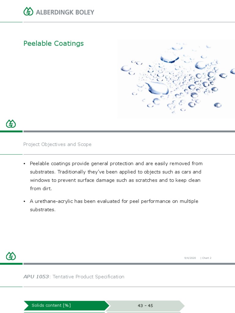 Alberdingk - Peelable Coatings PDF | PDF | Solid | Coating