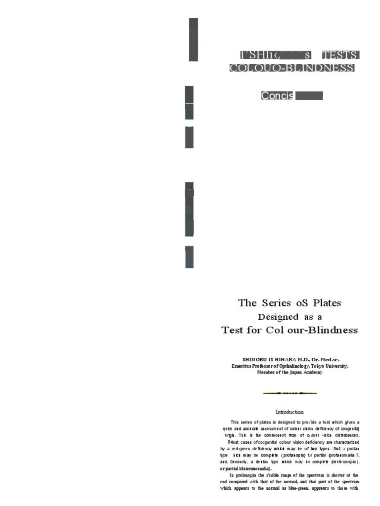 Buku Ishihara 14 Plate | PDF | Color | Senses