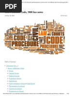 CPC Orders and Important Sections Guide | PDF | Lawsuit | Judgment (Law)