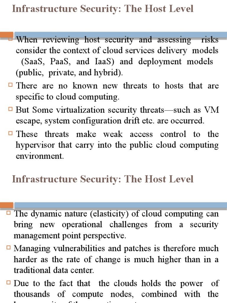 Unit V | PDF | Cloud Computing | Security