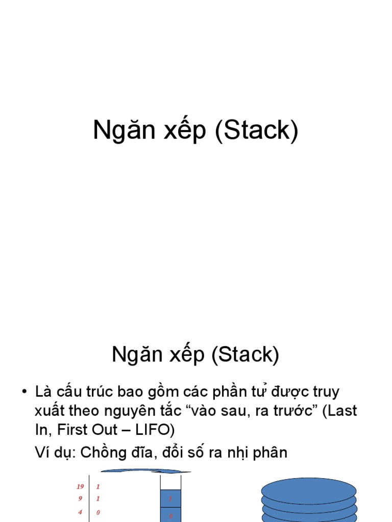 Ngăn xếp (Stack) | PDF