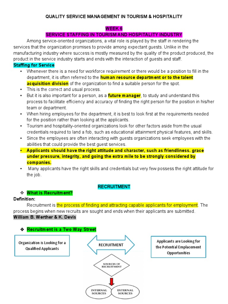 THC Reviewer Midterm | Download Free PDF | Leadership | Job Interview