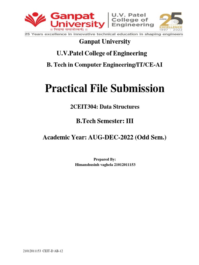 Himanshu | PDF | Algorithms And Data Structures | Computing