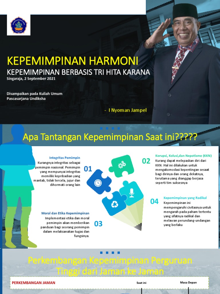 Bapak Rektor - Kepemimpinan Harmoni | PDF | Karier & Perkembangan
