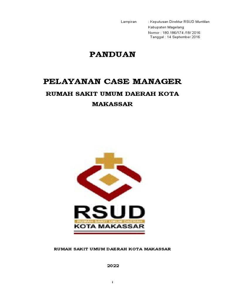 Panduan Case Manager | PDF