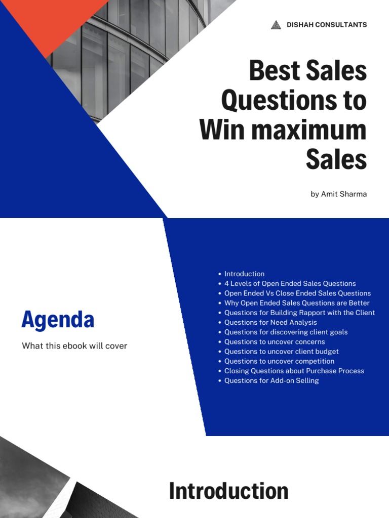 Best Sales Questions | Download Free PDF | Sales | Customer