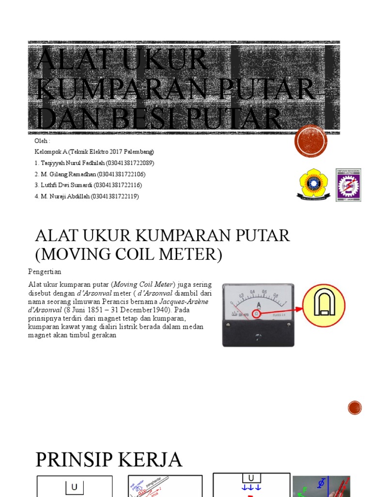 Alat Ukur Kumparan dan Besi Putar | PDF