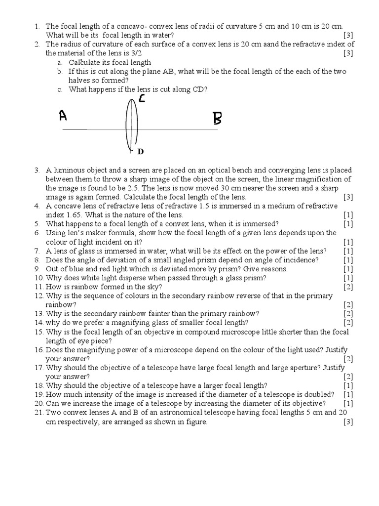 Optics | PDF | Refraction | Optics Optics | PDF | Refraction | Optics