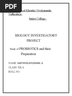Class 12 Bio Projects | PDF