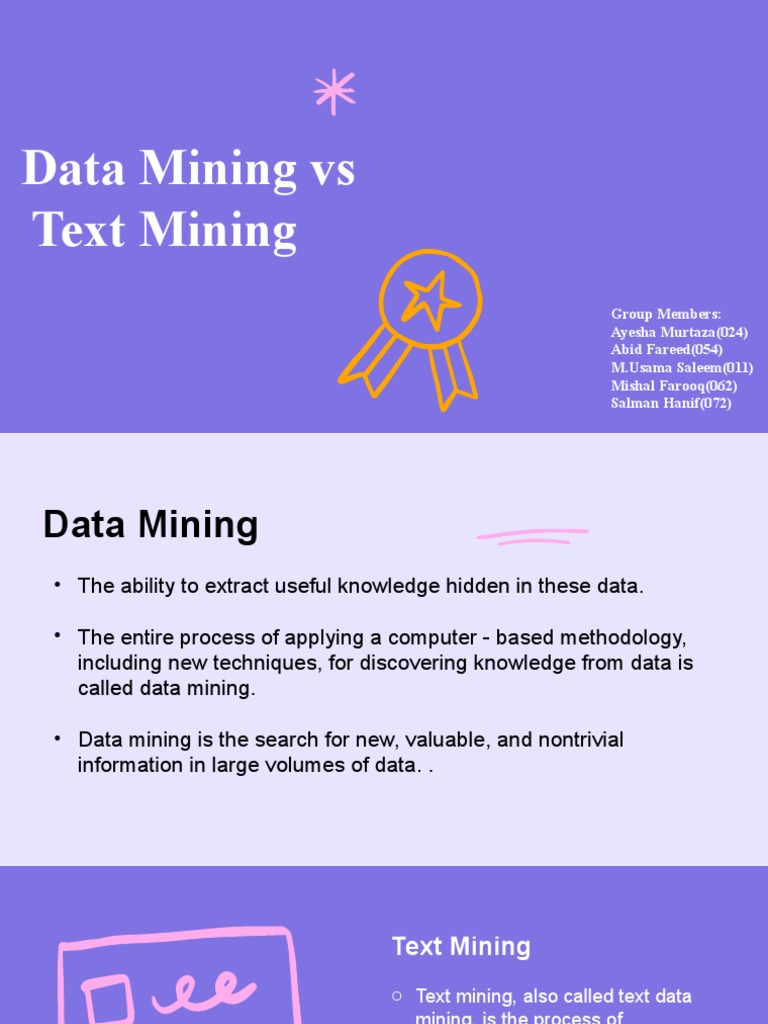 Data Mining Vs Text Mining | PDF Data Mining Vs Text Mining | PDF