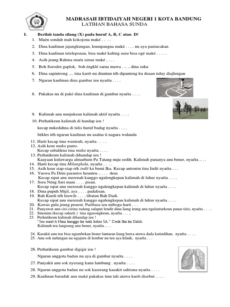latihan B.SUNDA | PDF