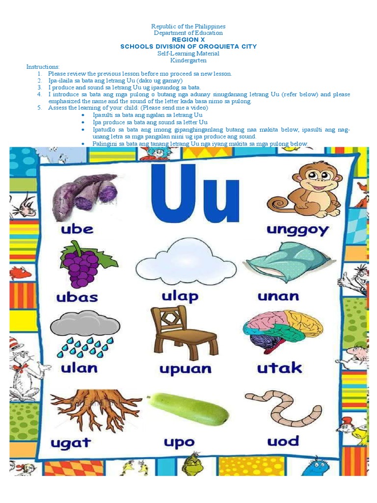 Letter Uu | PDF