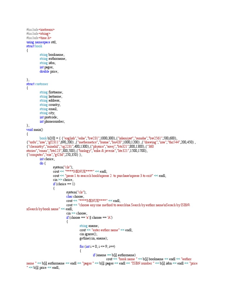Book Structure | Download Free PDF | Computing | Computer Programming