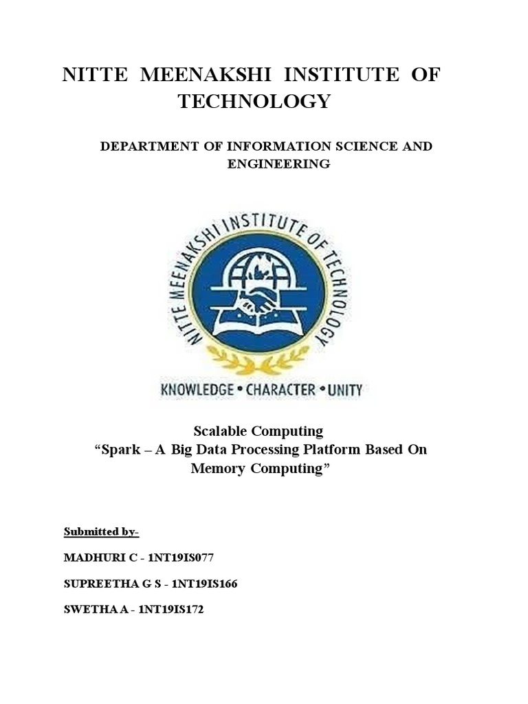 An Analysis Of Spark A Big Data Processing Platform Based On Memory Computing Pdf Apache