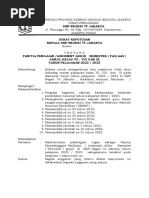 Contoh SK Pengawas ANBK 2024 + Surat Tugas | PDF