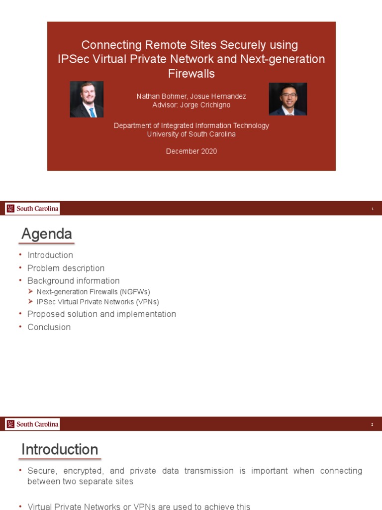 Secure Site Connections with IPSec VPNs | PDF | Computers