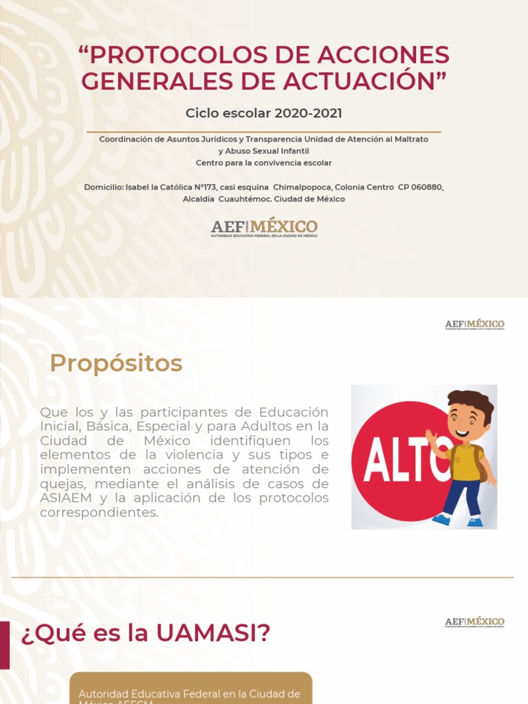 Protocolos Acciones Generales Actuacion | PDF | Injusticia | Comportamiento problemático