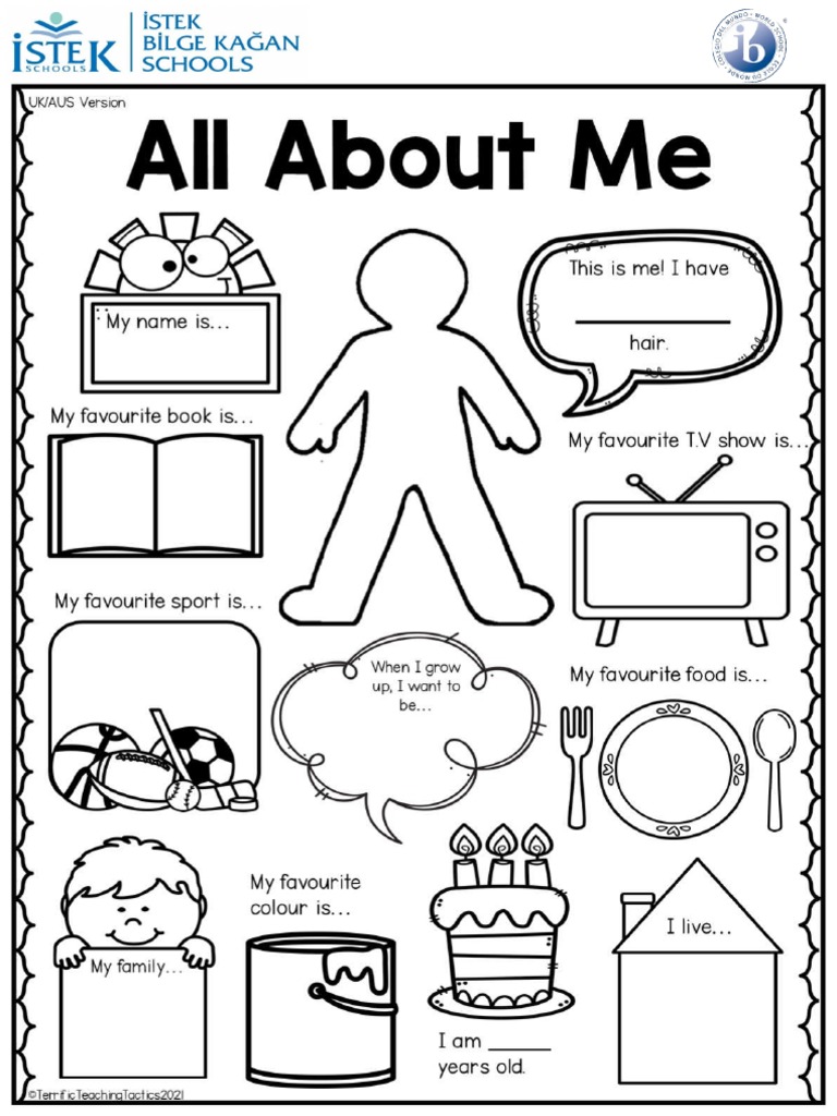 All About Me Worksheet | PDF