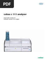 Roche c303 Specifications | PDF | Spectrophotometry