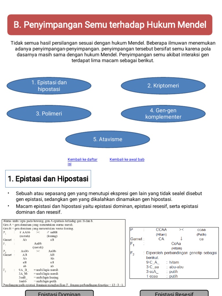 III.4.5 Penyimpanan Semu Mendel | PDF