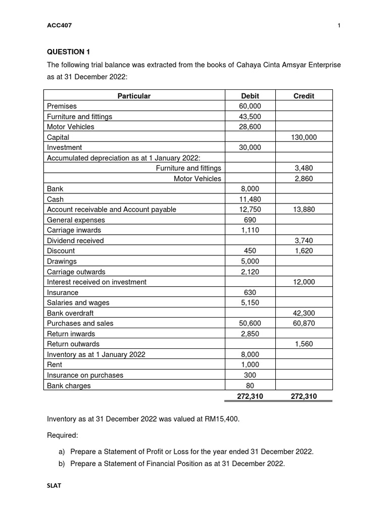 Additional Class Tutorial Basic Sopl Sofp Pdf Debits And Credits Corporations