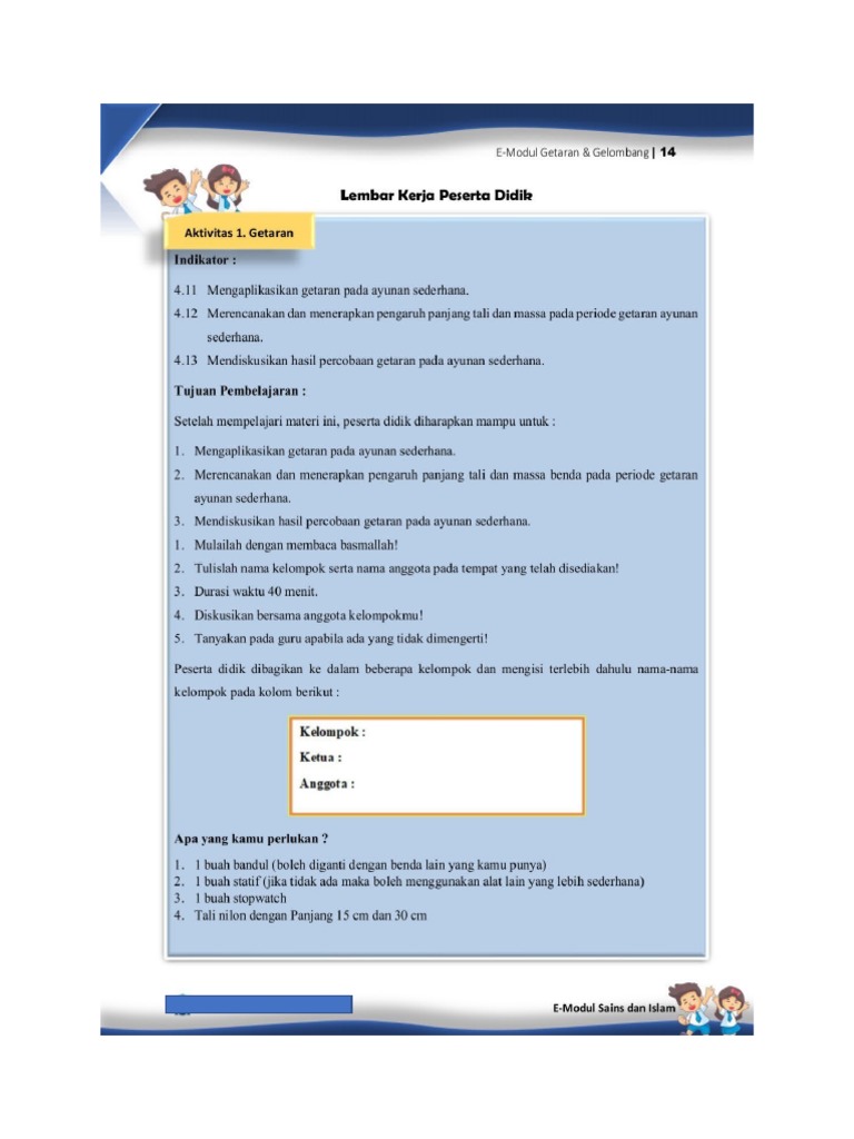 LKPD Getaran | PDF LKPD Getaran | PDF