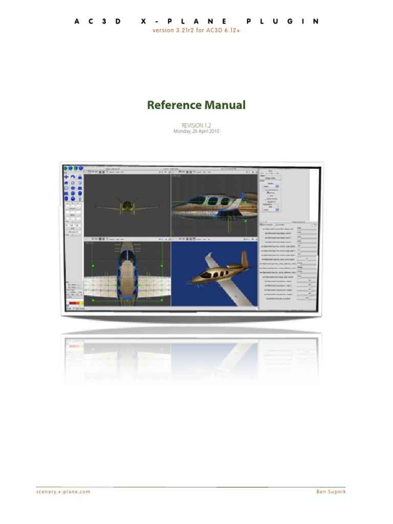 X-Plane Ac3d Plugin Manual Ver 1 2 | PDF | Computer File | Texture Mapping
