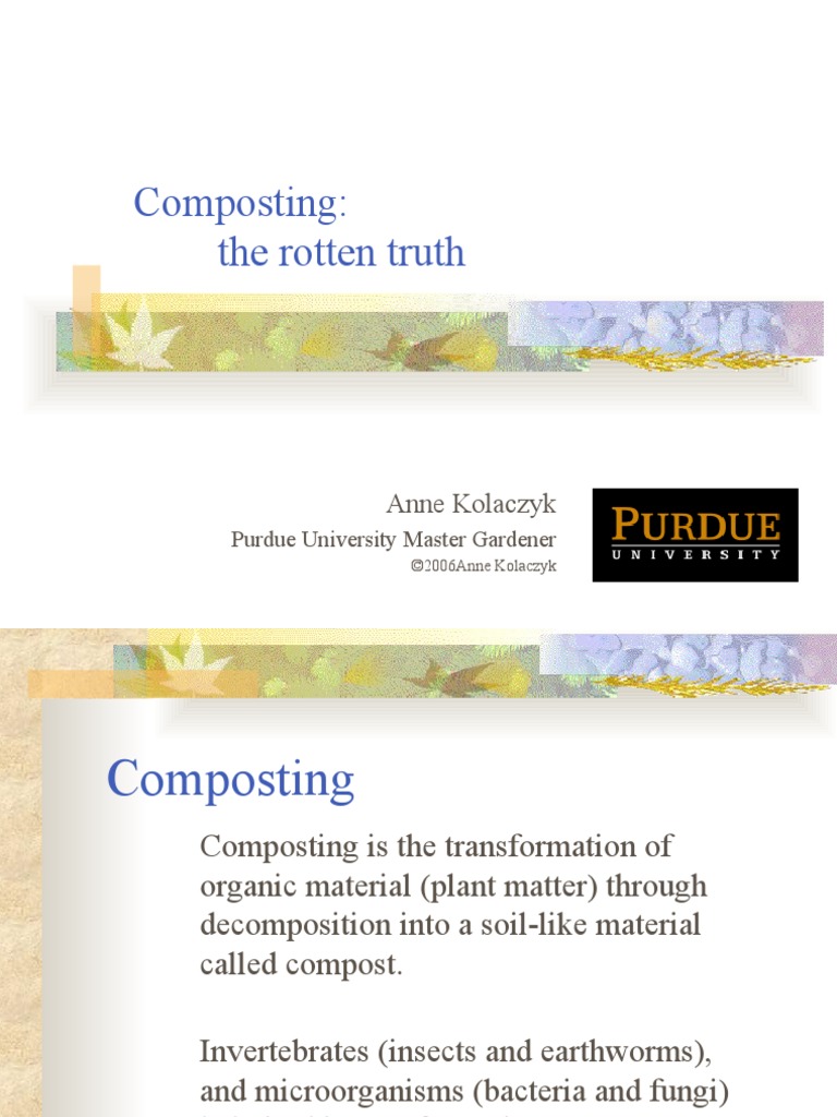 Compost | PDF | Compost | Soil