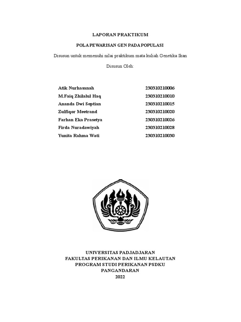 Kelompok 4 - Laporan Praktikum Genetika | PDF